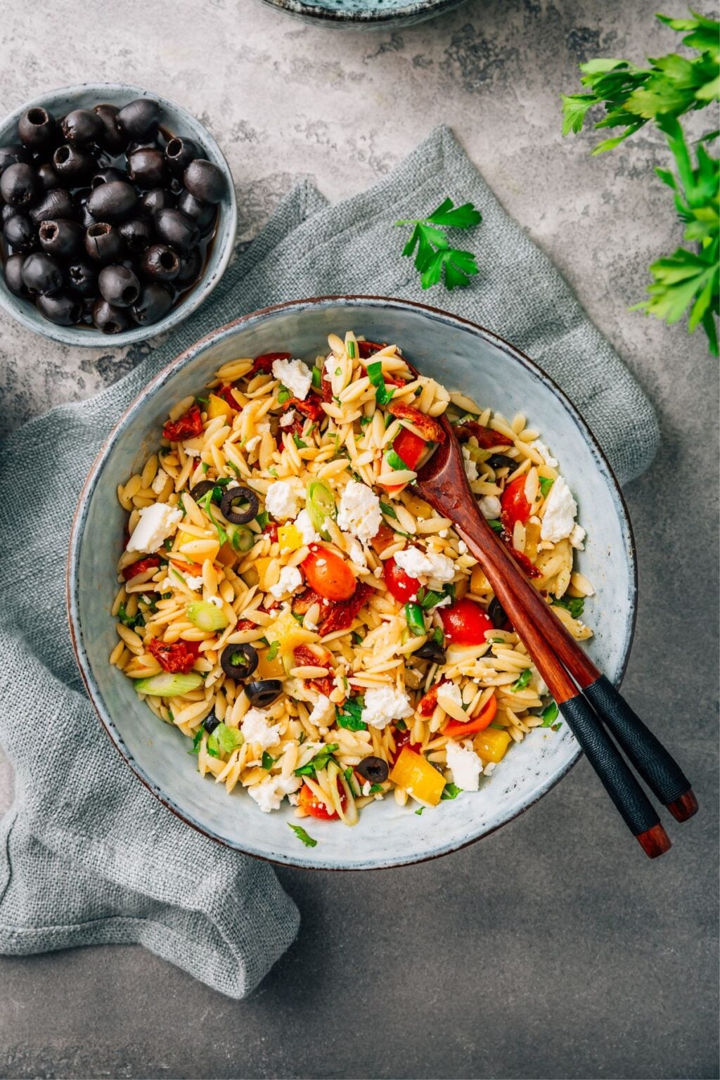 Mediterranean Chicken & Orzo: A Slow Cooker Recipe| Rose Colored Home