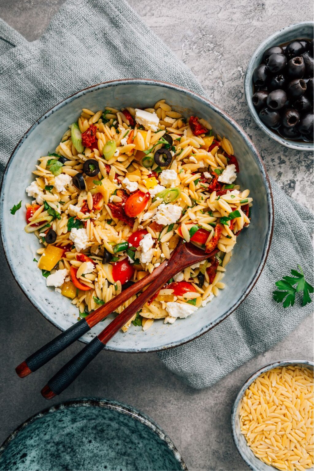 Mediterranean Chicken & Orzo: A Slow Cooker Recipe| Rose Colored Home