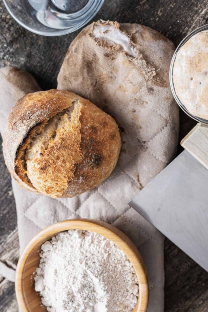 Easy Sourdough Beginner Guide using Stiff Starter Method | Rose Colored ...