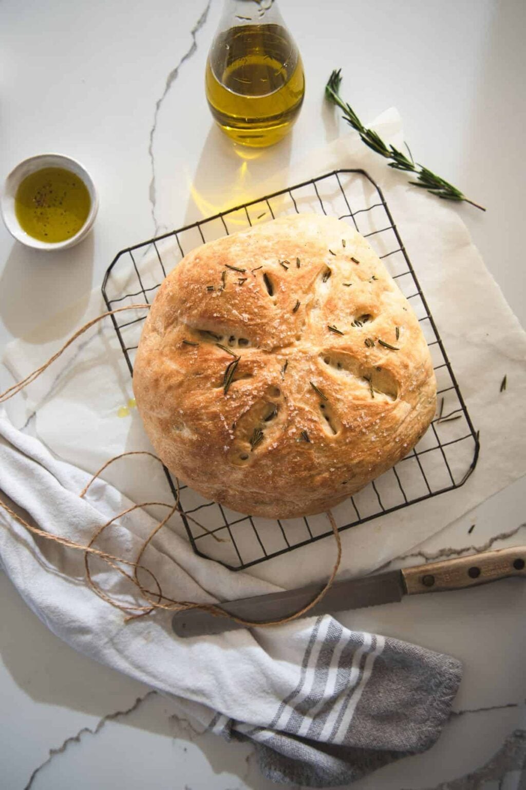 Rosemary Sourdough Bread Recipe — Easy Rustic Elegance | Rose Colored Home